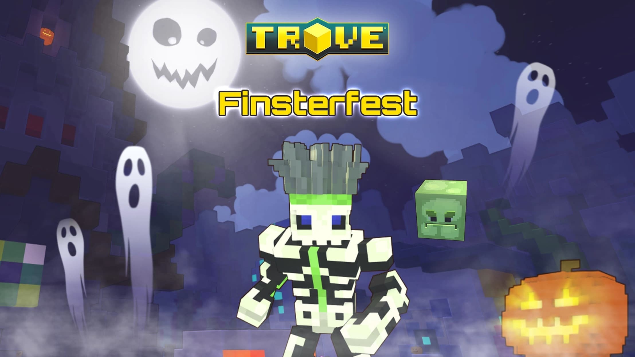 Trove Finsterfest hier auf GratisMMORPG.de - Voxel-MMO Spiele